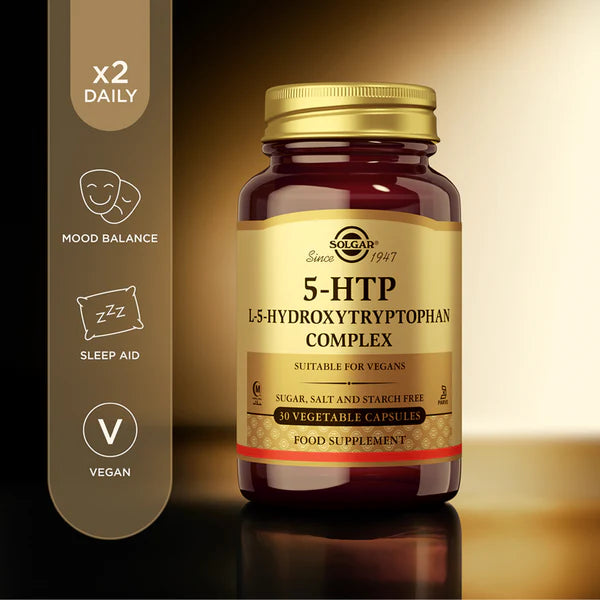 Solgar 5-HTP (Hydroxytryptophan) Complex 30 capsules – Ways Pharmacy