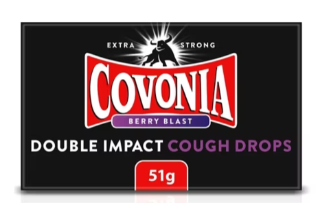 Covonia Berry Blast Double IMPACT COUGH DROPS -51g （expriday:31/10/202 ...