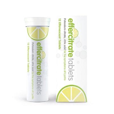 EFFERCITRATE TABS 12/potassium citrate citric acid for the symptoms of ...