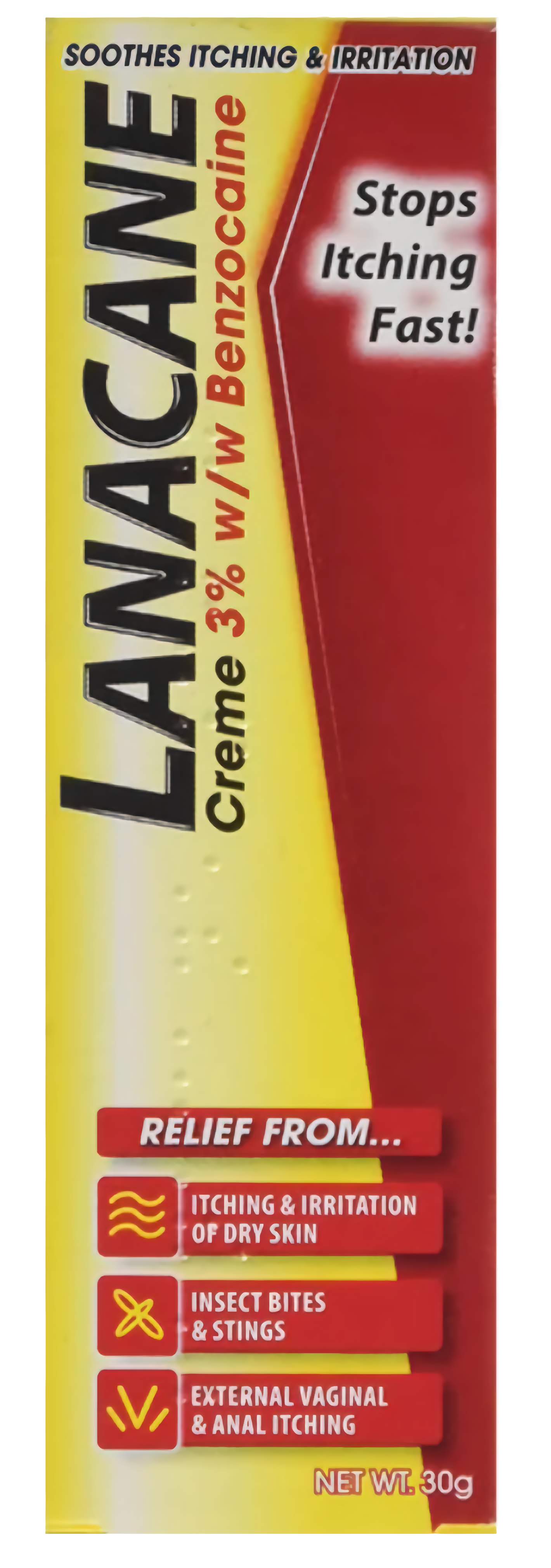 Lanacane Cream Anti -itching cream - 30g | Ways Pharmacy