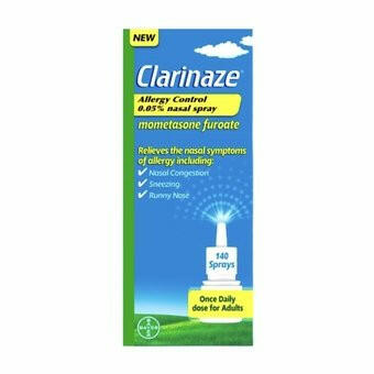 Clarinaze Allergy Control 0.05% NASAL Spray allergic to the nasal spra ...