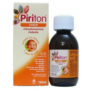 Piriton Children 1 Year + Antihistamine Anti Allergy Hay Fever Relief ...