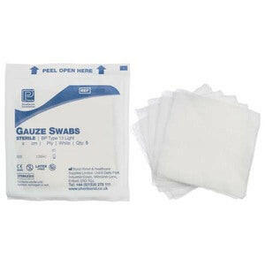 Sterilizer sterile gauze Gauze Swab 7.5cm 5 tablets (the picture is fo ...