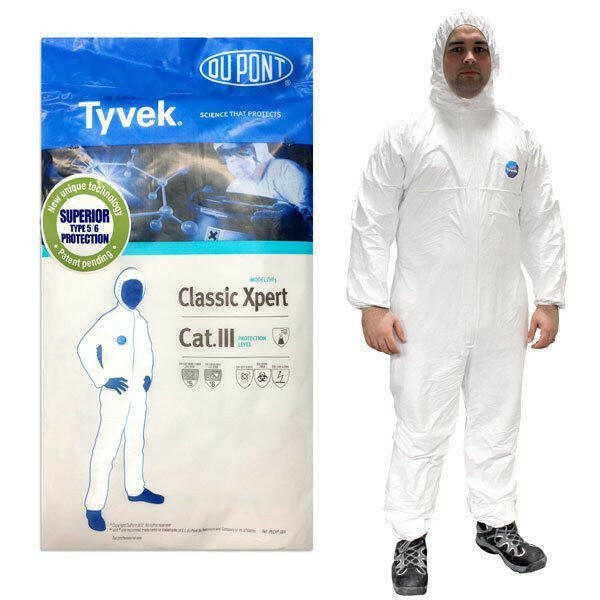 Tyvek Xpert 500 Roll Over Dupont Tyvek 500 XPERT Suit | Chemical Prote ...